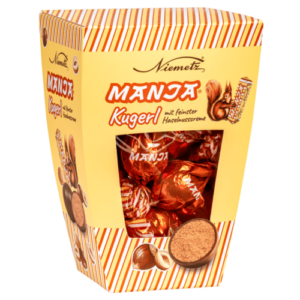 Manja | Haselnuss-Creme-Riegel mit Kakaoglasur | Niemetz